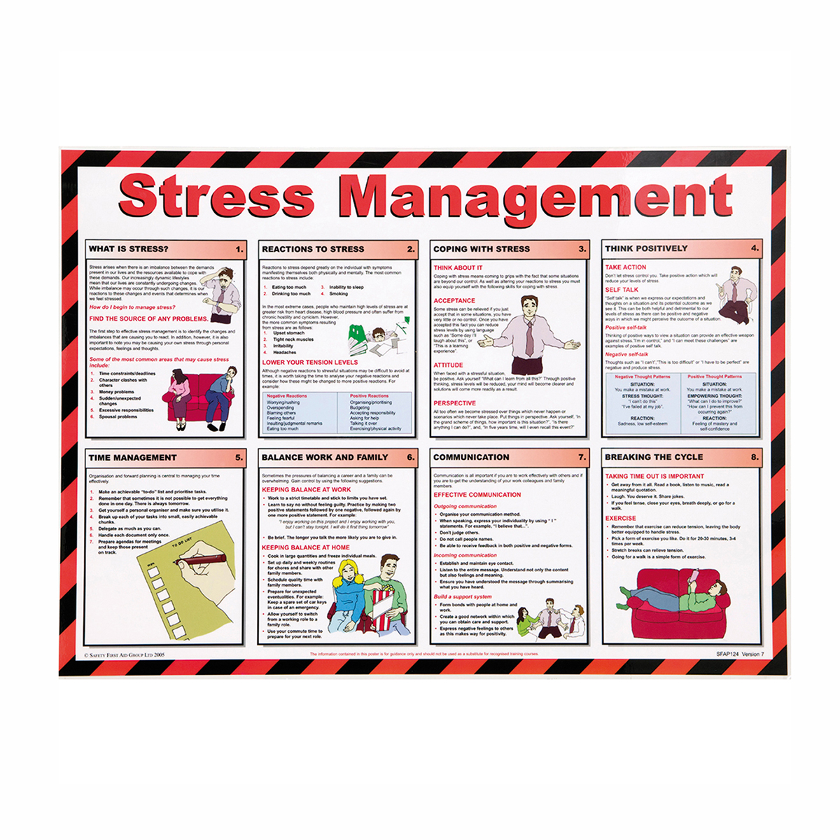 Stress Management Poster | St John Ambulance