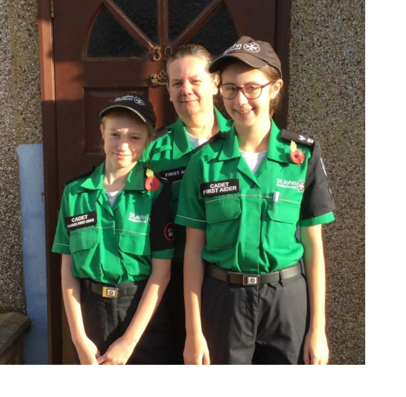 Badgers & Cadets Youth Team Volunteers | St John Ambulance